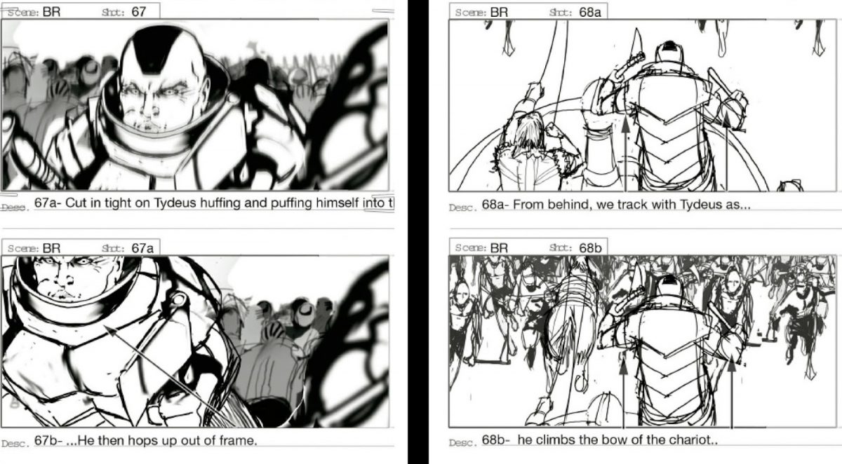 Storyboard Hercules Mobile – Murray Studios Adobewan