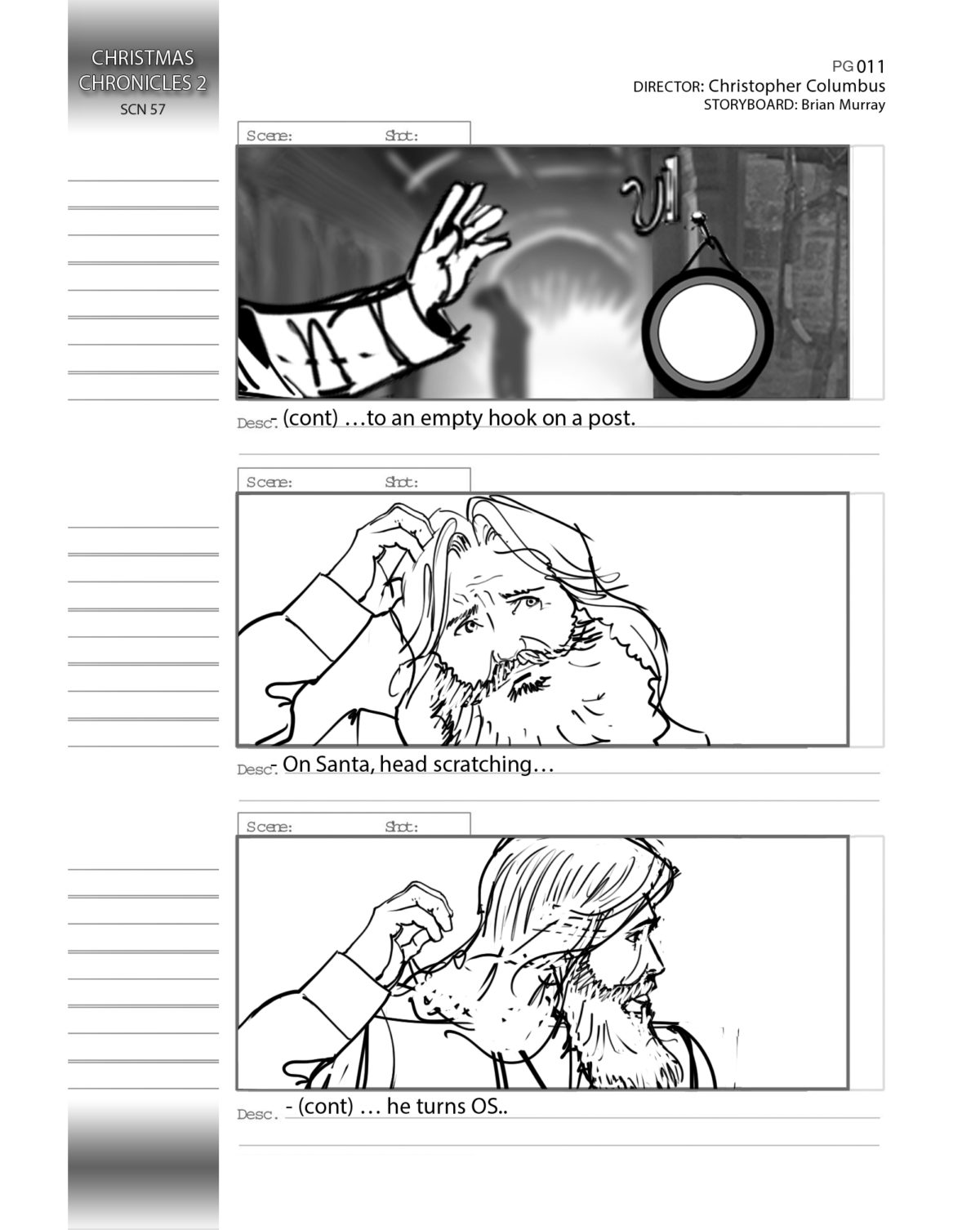 Storyboard Christmas Chronicles 2 Mobile – Murray Studios Adobewan