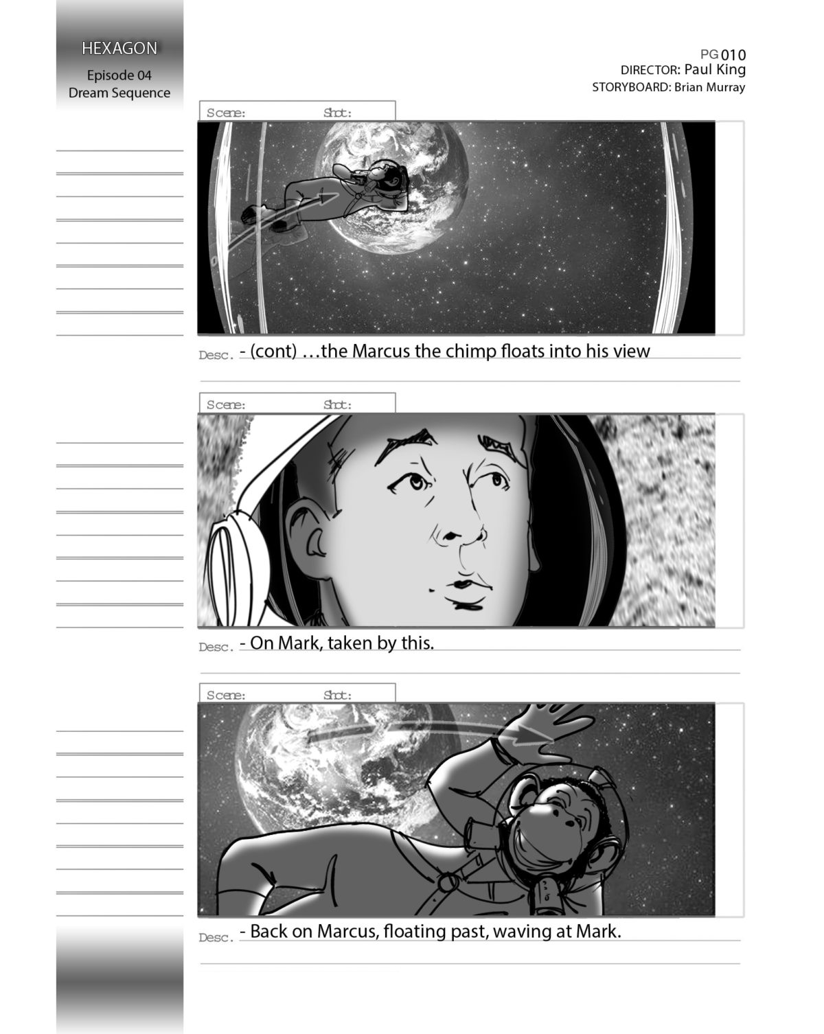 Storyboard Space Force Mobile – Murray Studios Adobewan