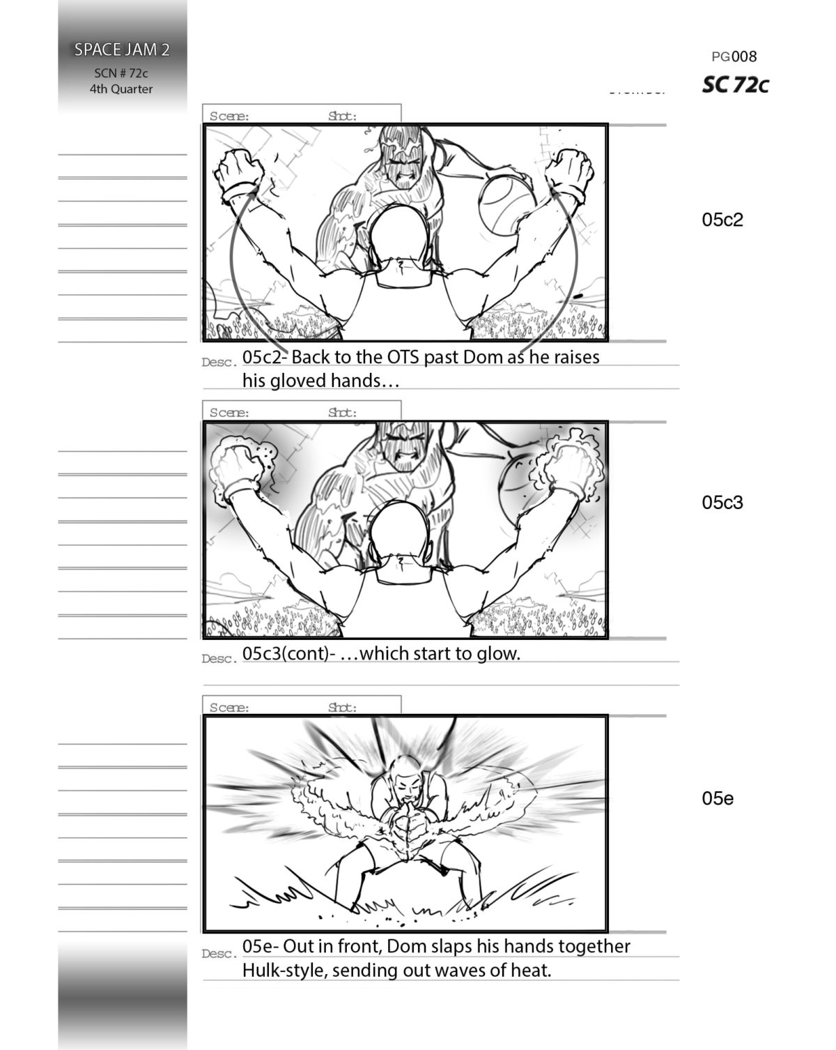 Storyboard Space Jam 2 Mobile – Murray Studios Adobewan